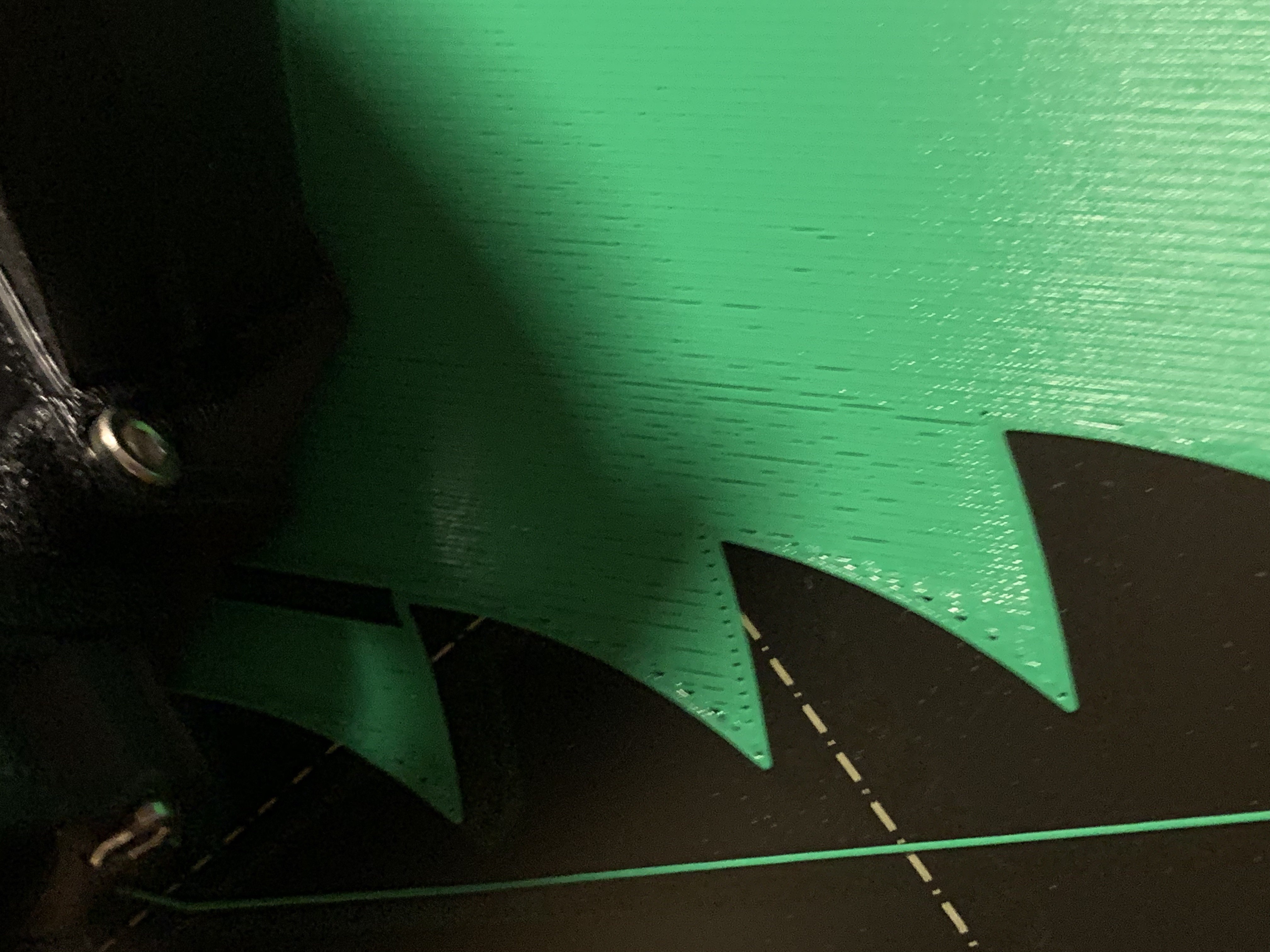 Gaps Between Lines In Layers Assembly And First Prints 